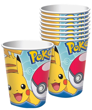 Pokemon Party Cups Pk8 – Just Party Supplies NZ
