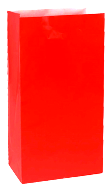 Red Paper Loot Bags pk12 – Just Party Supplies NZ